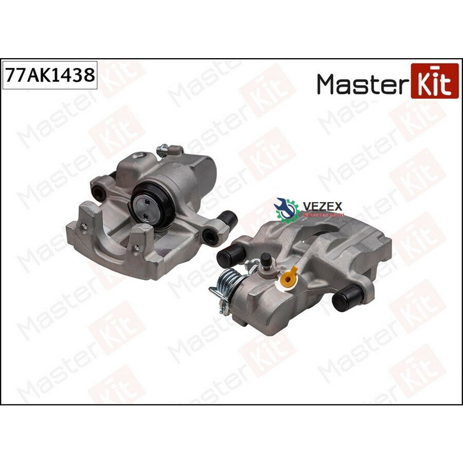 MASTERKIT 77AK1438 суппорт тормозной задний лев! ATE d.38\ Renault Espace 2.0/3.5/1.9CDi-3.0CDi 02>