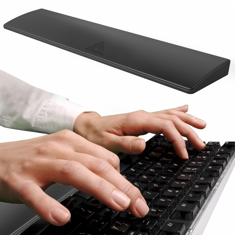 Подставка для клавиатуры TKL, 81 клавиша, черная, с нескользящей подложкой