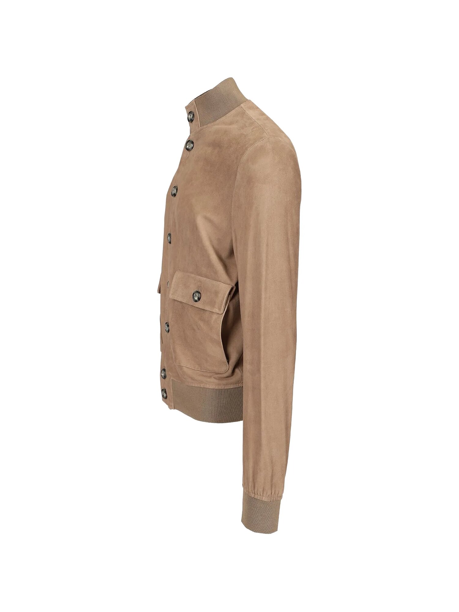 Куртка al duca d'aosta Suede-finish button-up jacket, размер 54, разноцветный — фото 1
