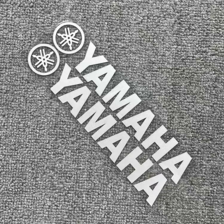2pcs YAMAHA мотоцикл наклейка размер 200/32 мм