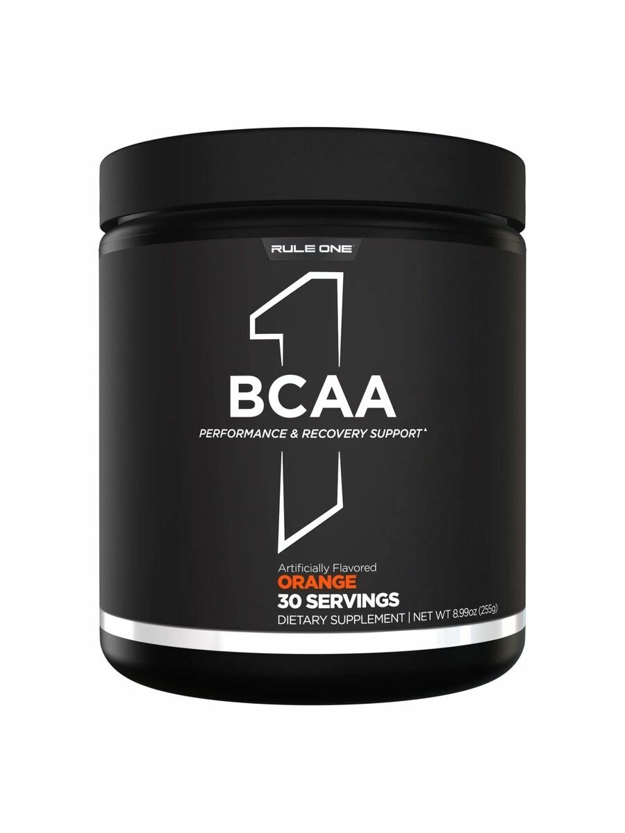 RULE ONE BCAA 255 г, аминокислоты, со вкусом апельсина