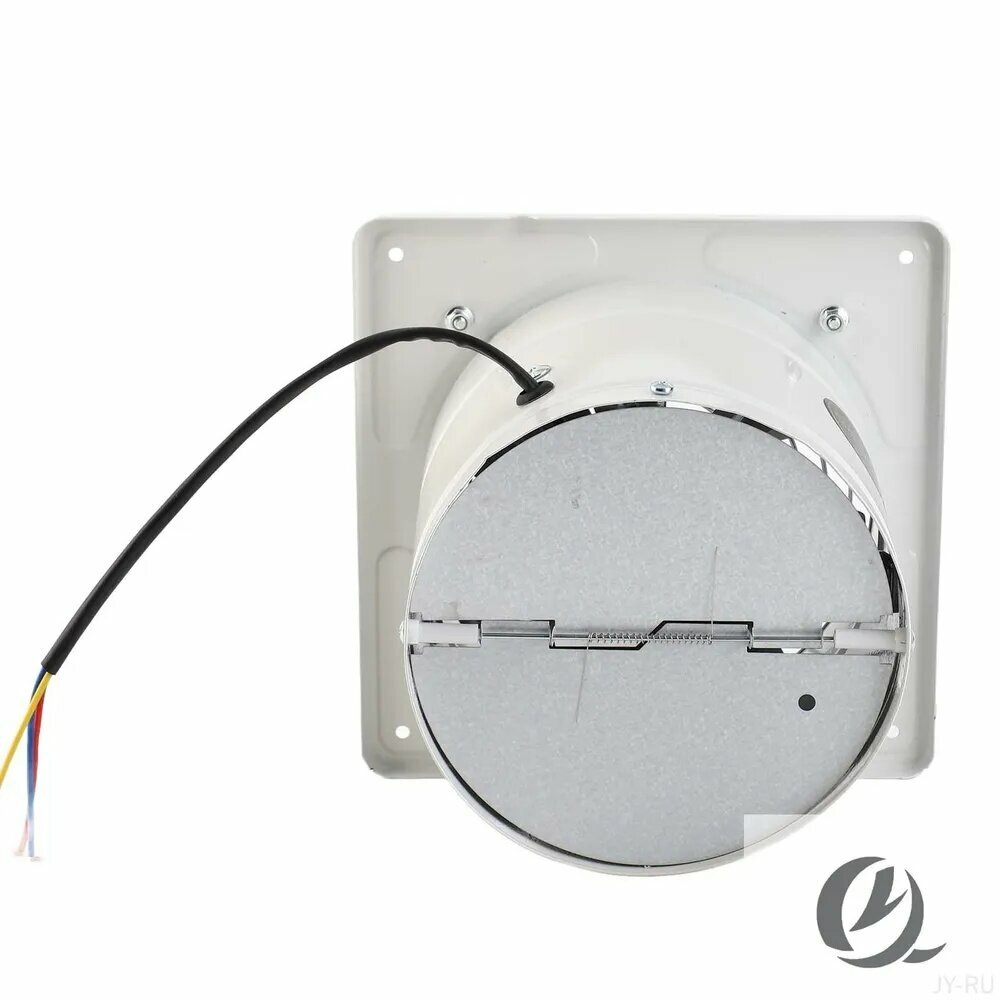 Вентилятор вытяжной настенный 190mm 40W 220V для ванной, кухни, гаража и дома: система вентиляции черного цвета
