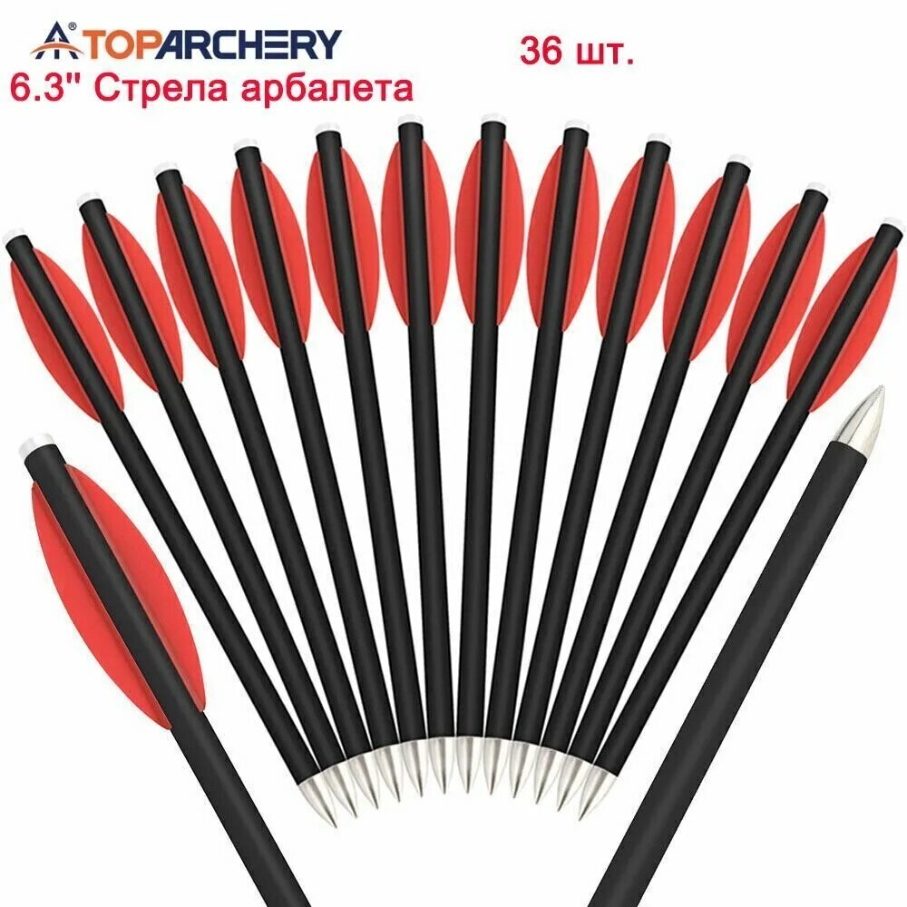 TOPARCHERY Стрелы для арбалета, 36 шт