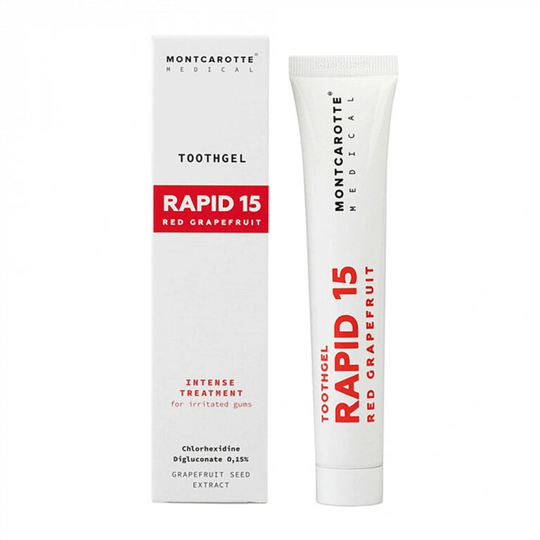 MONTCAROTTE RAPID Tooth gel Зубная паста Германия 50 мл