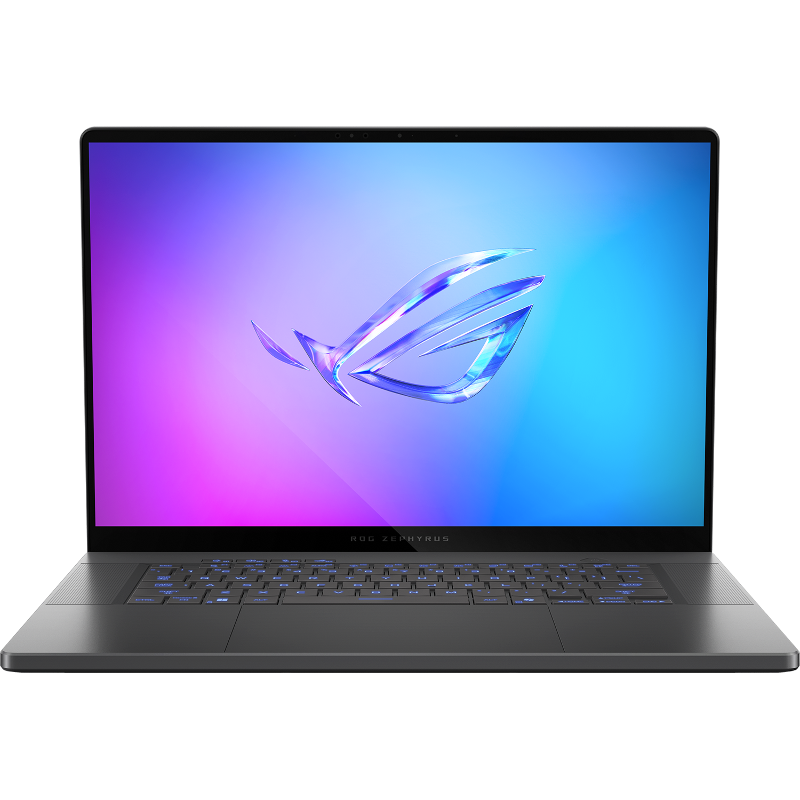 Ноутбук ASUS ROG Zephyrus G16 GU605CM-QR111, 16″ (2560×1600, OLED, 240 Гц), Intel Core Ultra 7 255H, 32 ГБ, 1 ТБ SSD, RTX 5060, Eclipse Gray, с чехлом