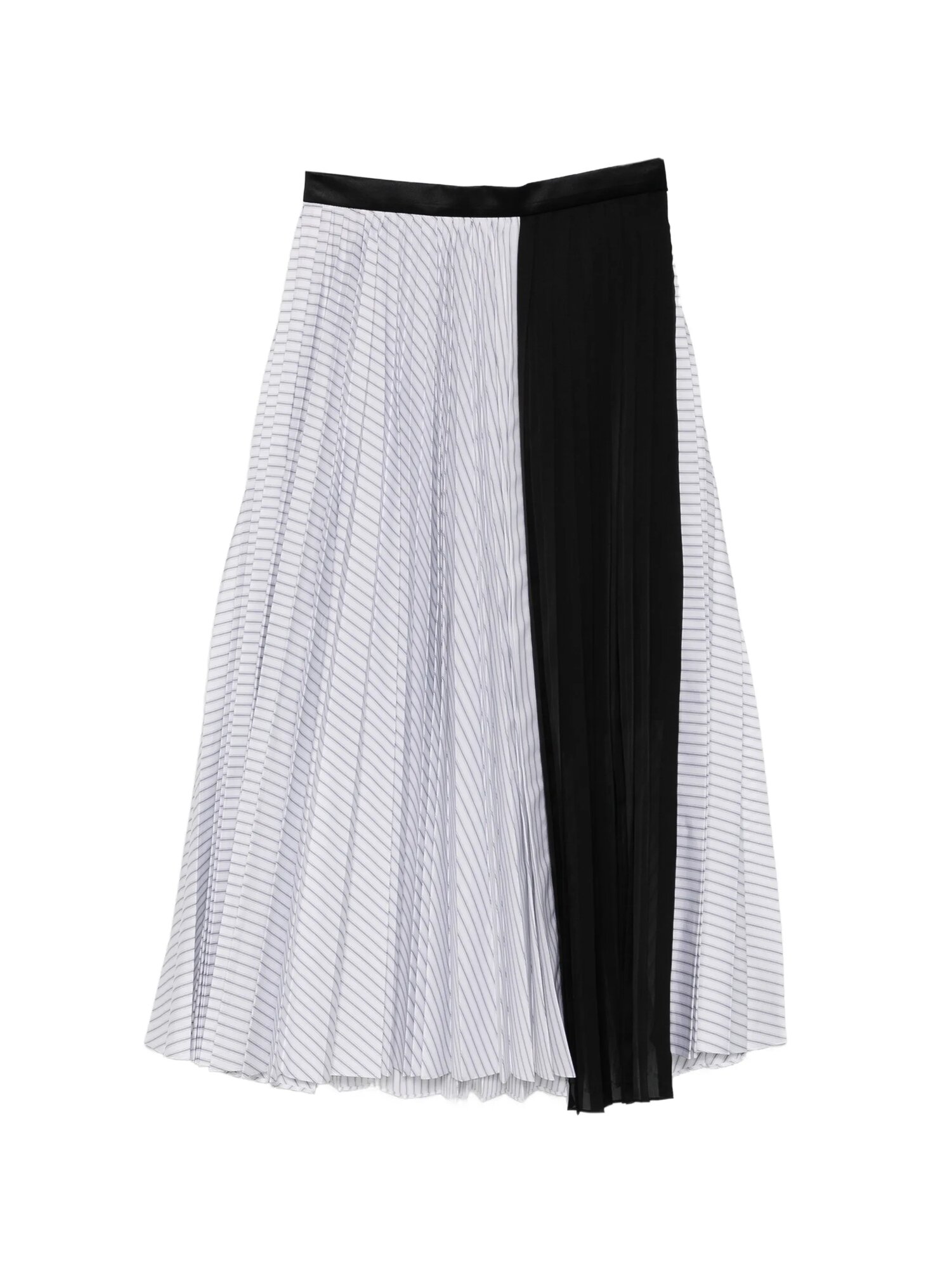 Юбка Striped pleated midi skirt