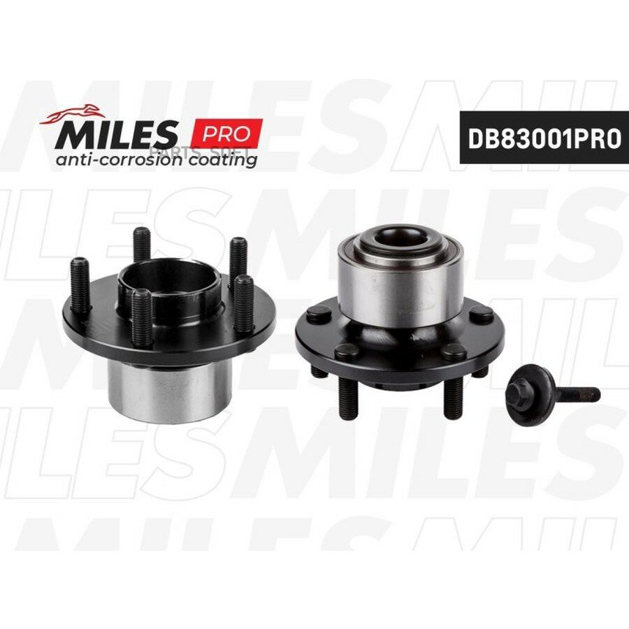 MILES DB83001PRO Ступица с подшипником передняя + ABS FORD FOCUS II/C-MAX 03-. ()