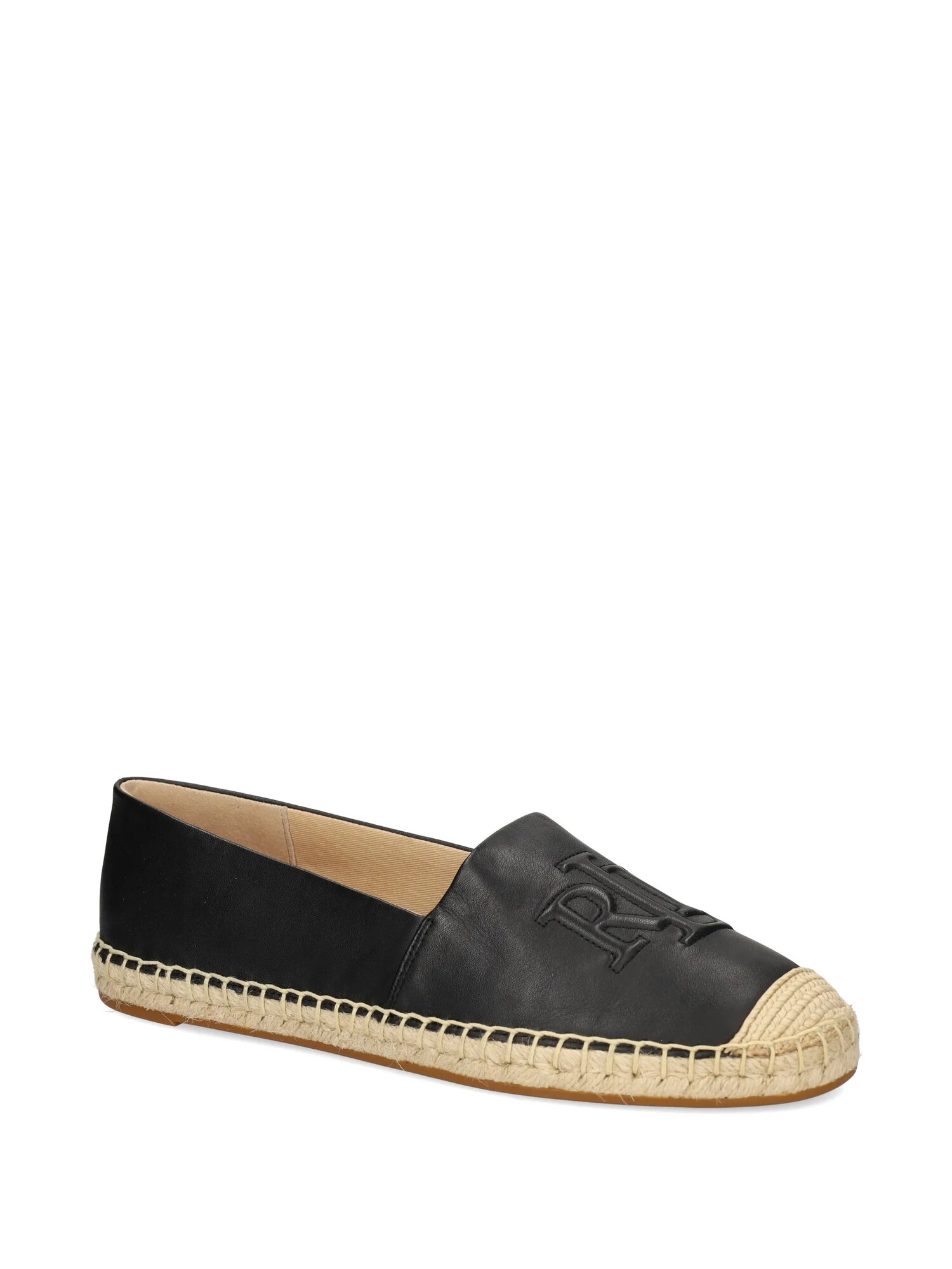 Эспадрильи Lauren Ralph Lauren Logo-embroidered espadrilles, размер 7, black/black — фото 1