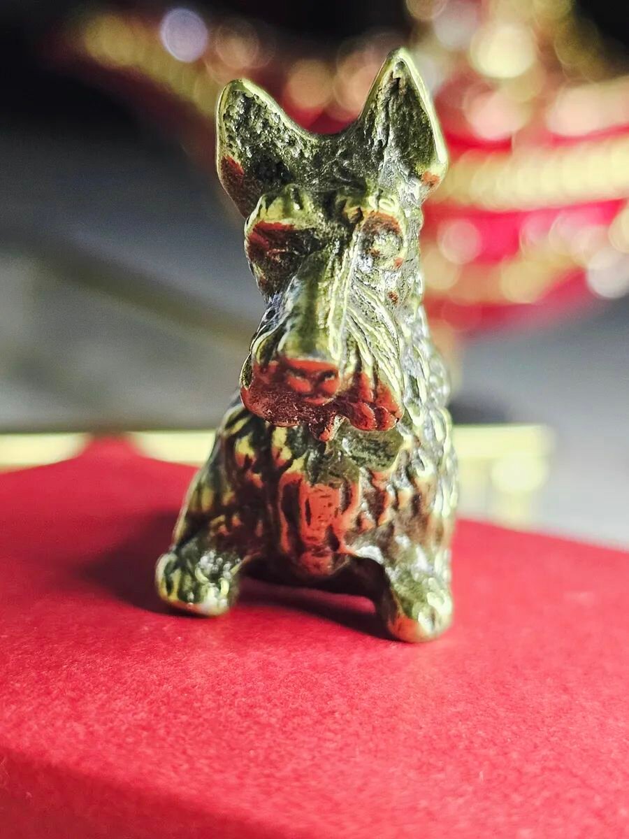 Мини Фигурка статуэтка собака сувенирная