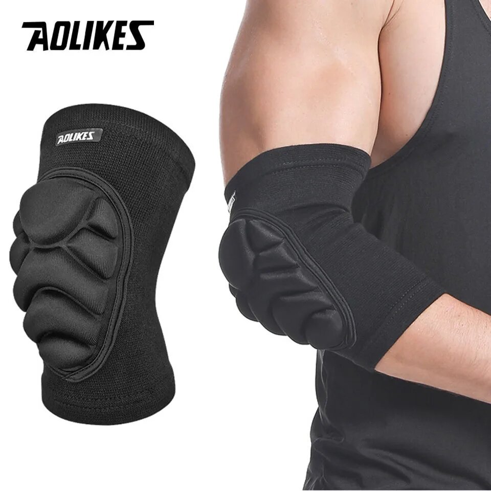 Налокотники AOLIKES черные, размер M