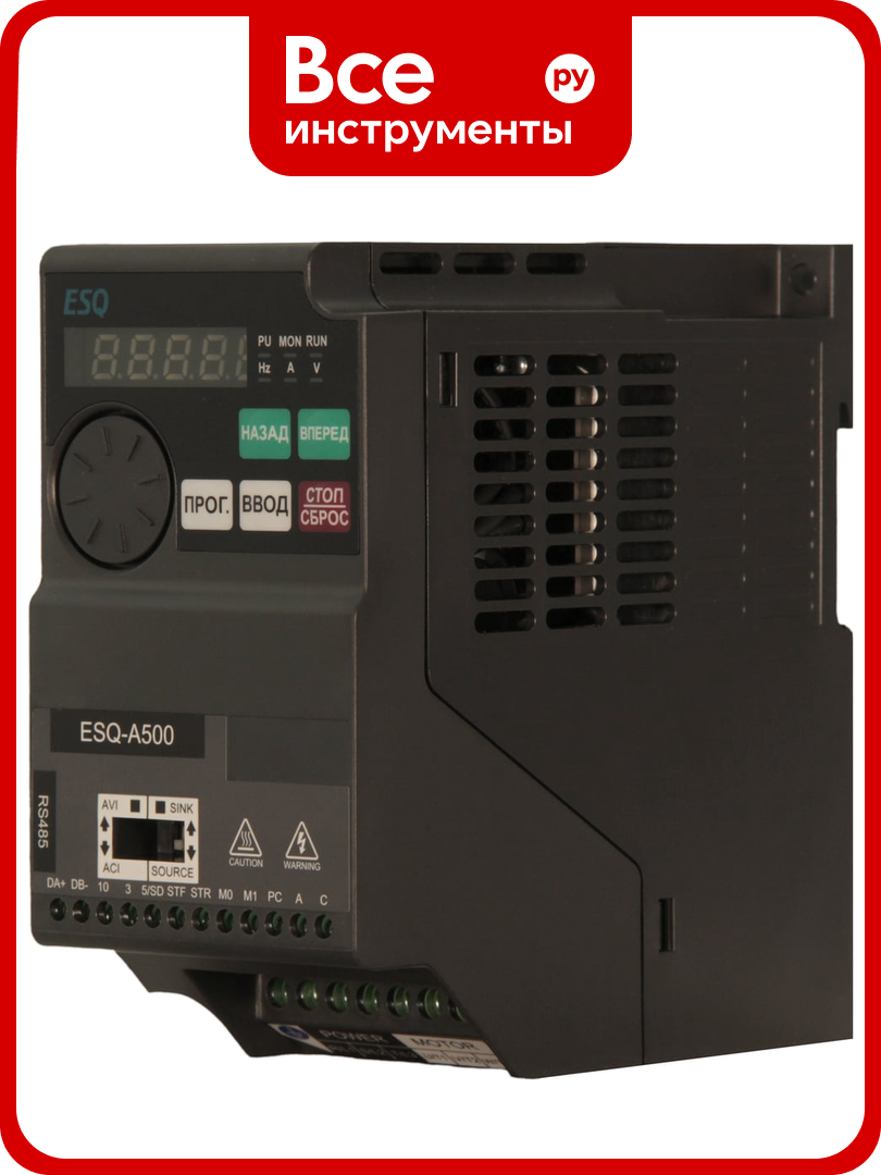 Частотный преобразователь ESQ -A500-043-0.75K 0.75кВт 380-480В 08.04.000425