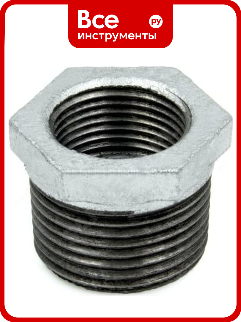 Футорка Fittex PLUS чугун 40х25 НР/ВР 127-3688