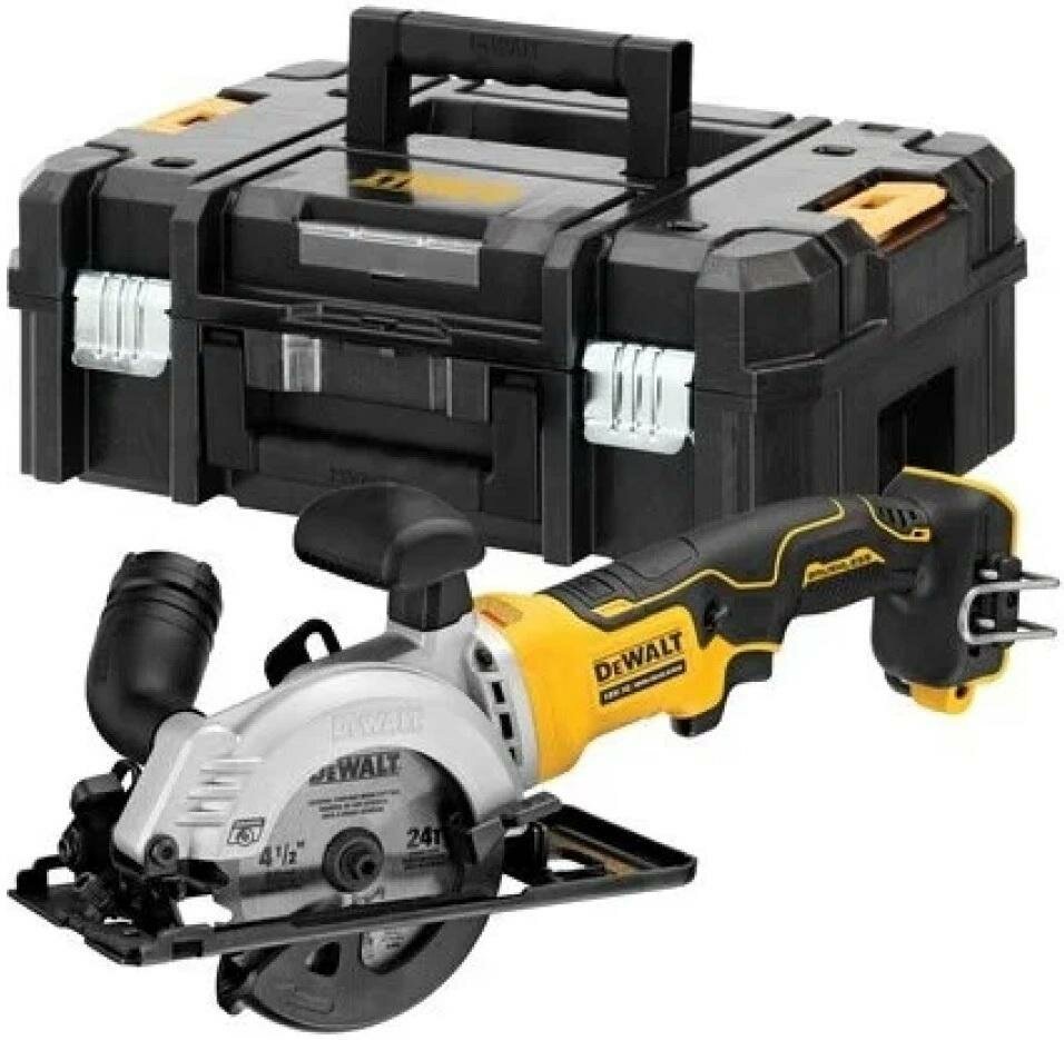 Аккумуляторная циркулярная ручная пила DEWALT DCS571NT, кейс TSTAK, 18 В, без АКБ и ЗУ