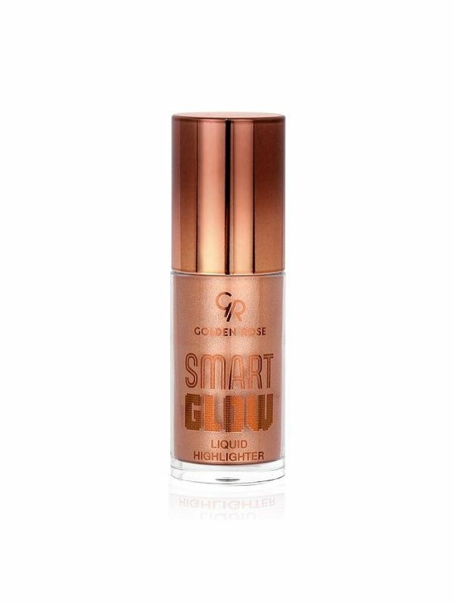 Хайлайтер для лица жидкий Golden Rose Smart Glow Liquid Highlighter цвет 204 мерцающая бронза Сияние кожи без блеска