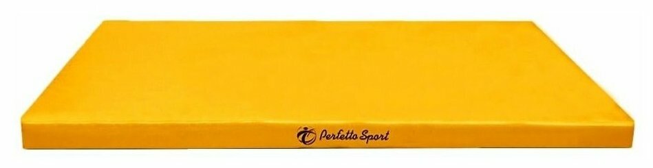 Мат гимнастический Perfetto sport Мат № 6 (100 х 200 х 10) " жёлтый