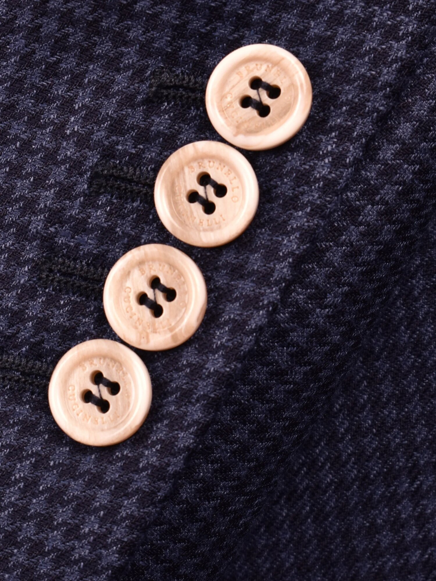 Пиджак BRUNELLO CUCINELLI Houndstooth double-breasted blazer, размер 50 — фото 1