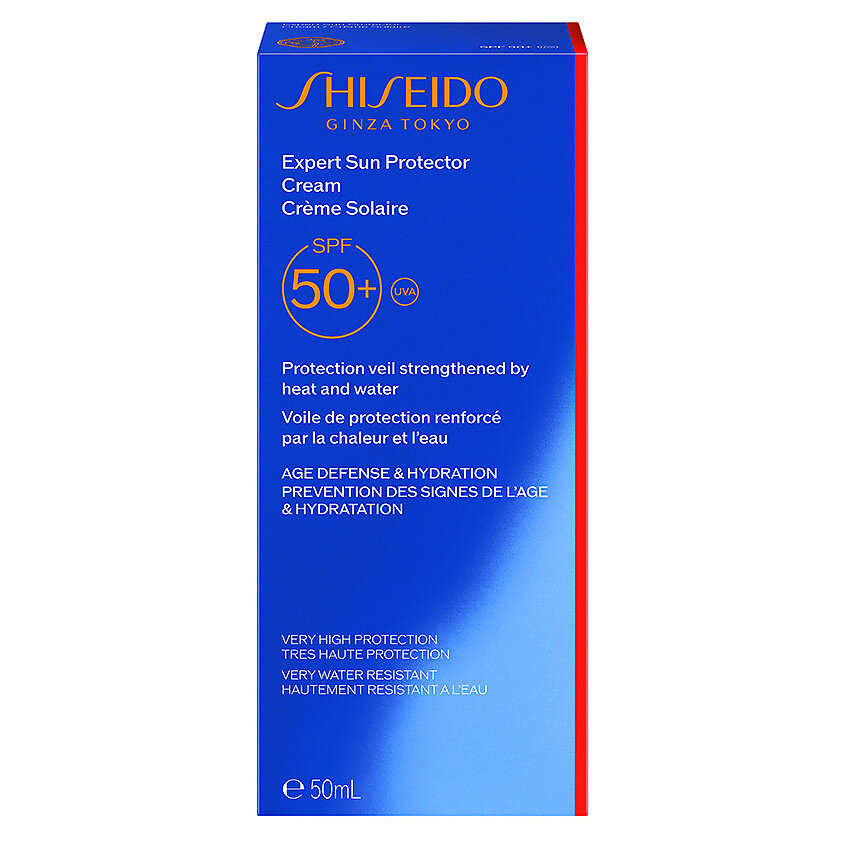 SHISEIDO Солнцезащитный крем для лица SPF 50+ Expert Sun Protector Cream, 50 мл