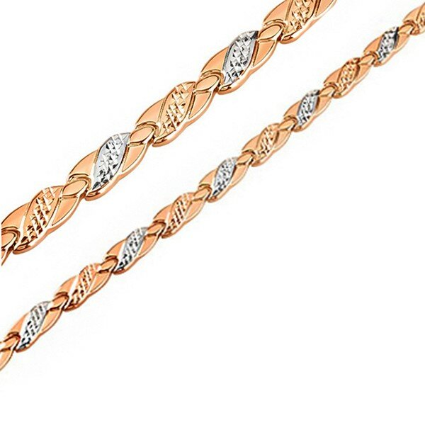Браслет, красное золото, 585 проба