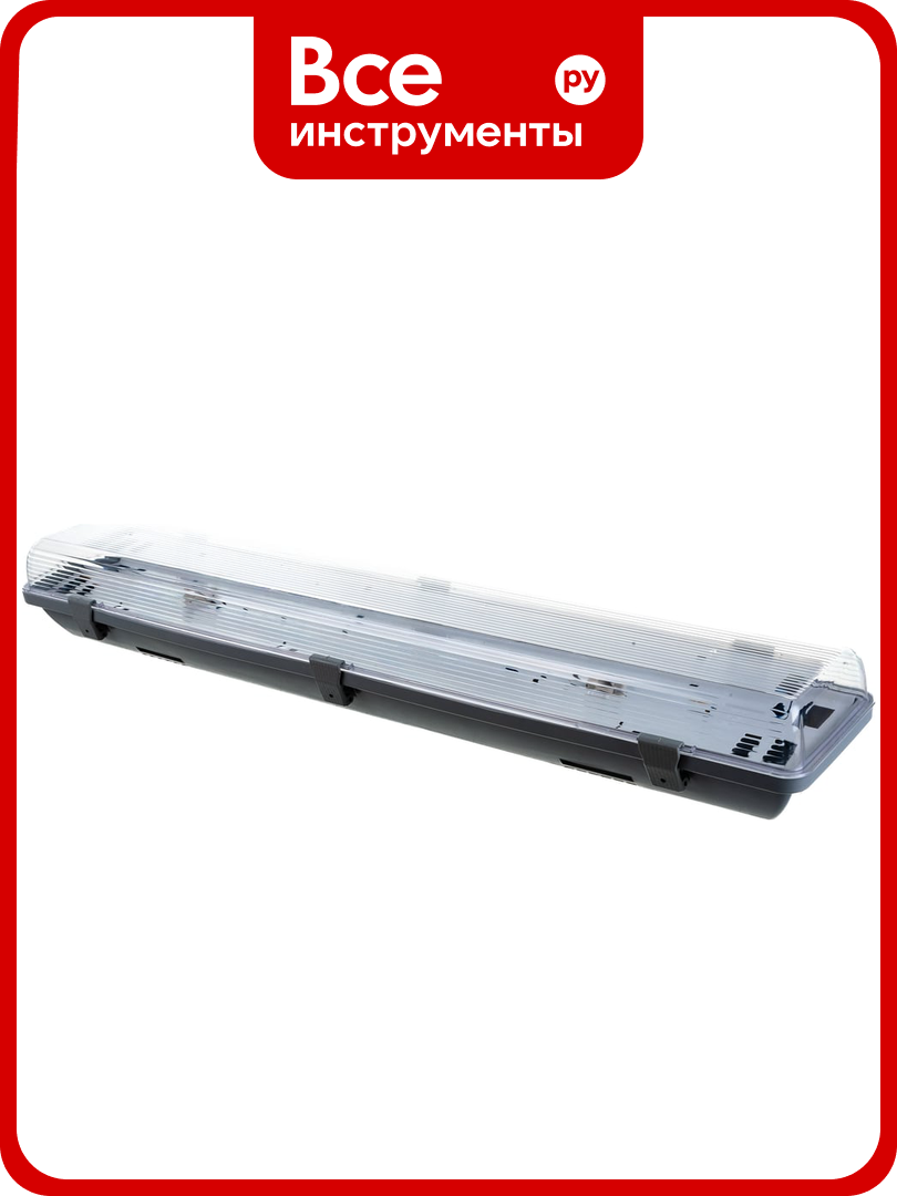 Светильник Navigator DSP-04-600-IP65-2хT8-G13 61087, для использования со светодиодными лампами