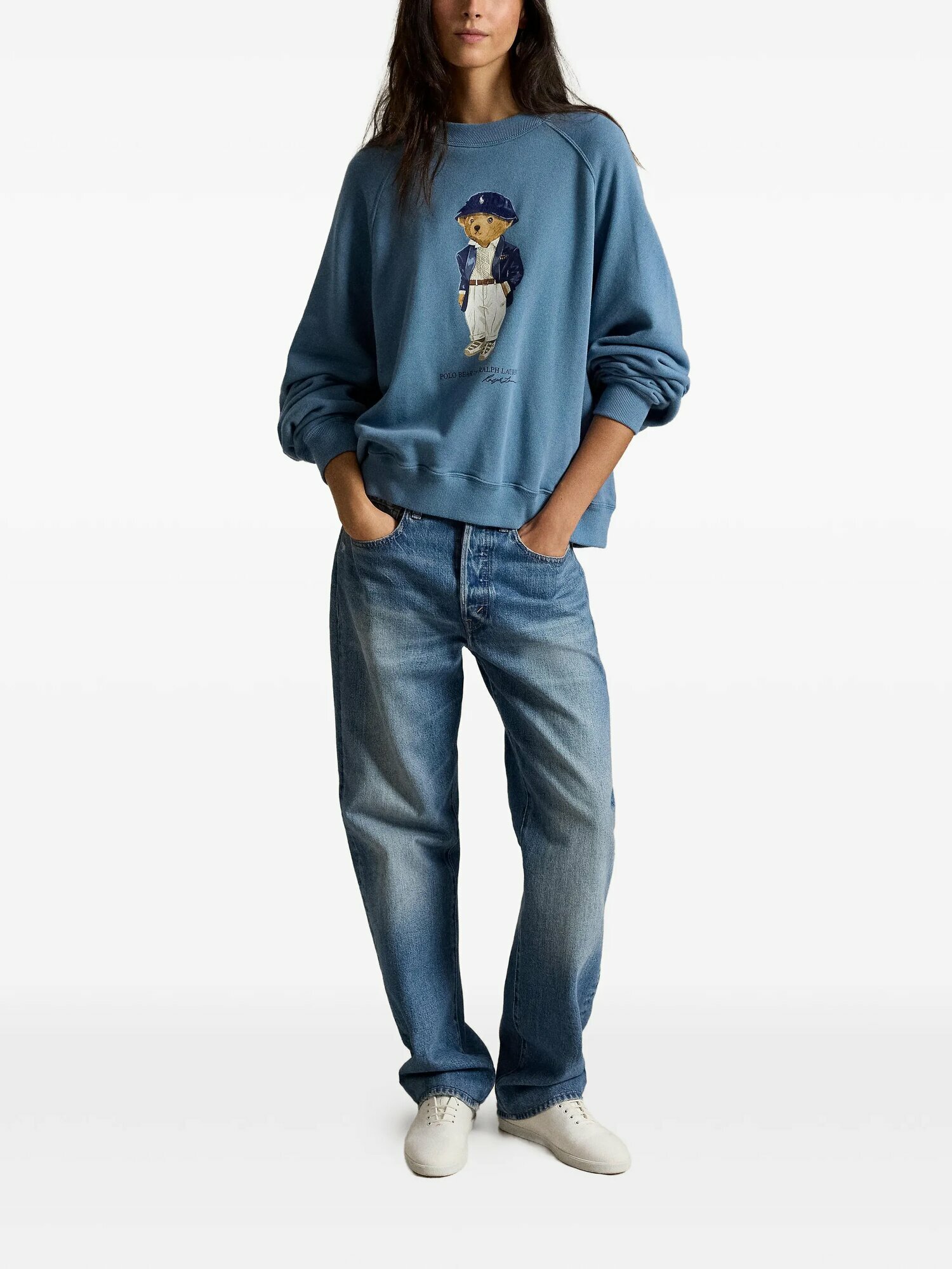 Свитер Polo Ralph Lauren Polo Bear, размер 0, , blue — фото 1