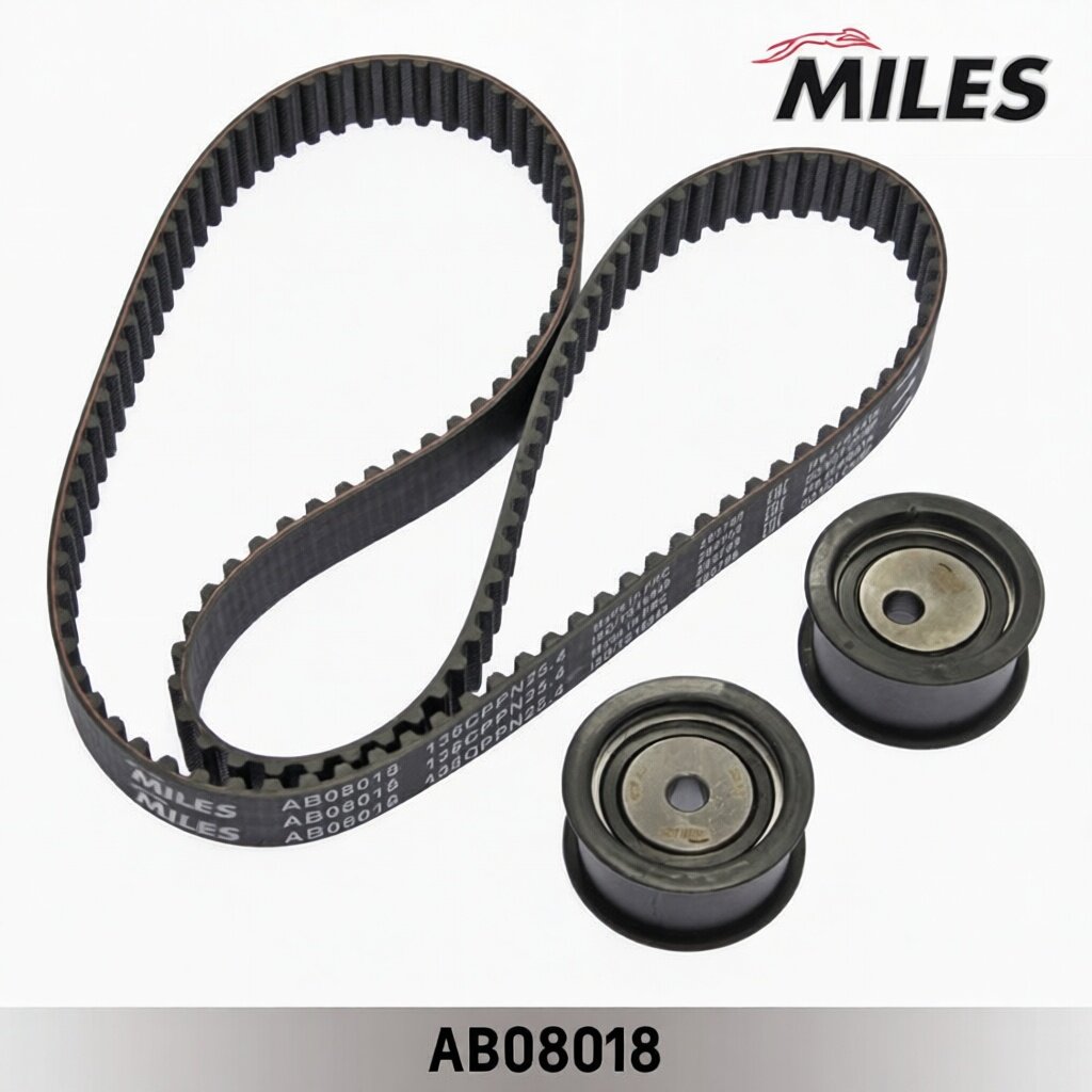 Комплект ремня ГРМ LADA 1.5/1.6 16V 95- AB08018 Miles арт. AB08018