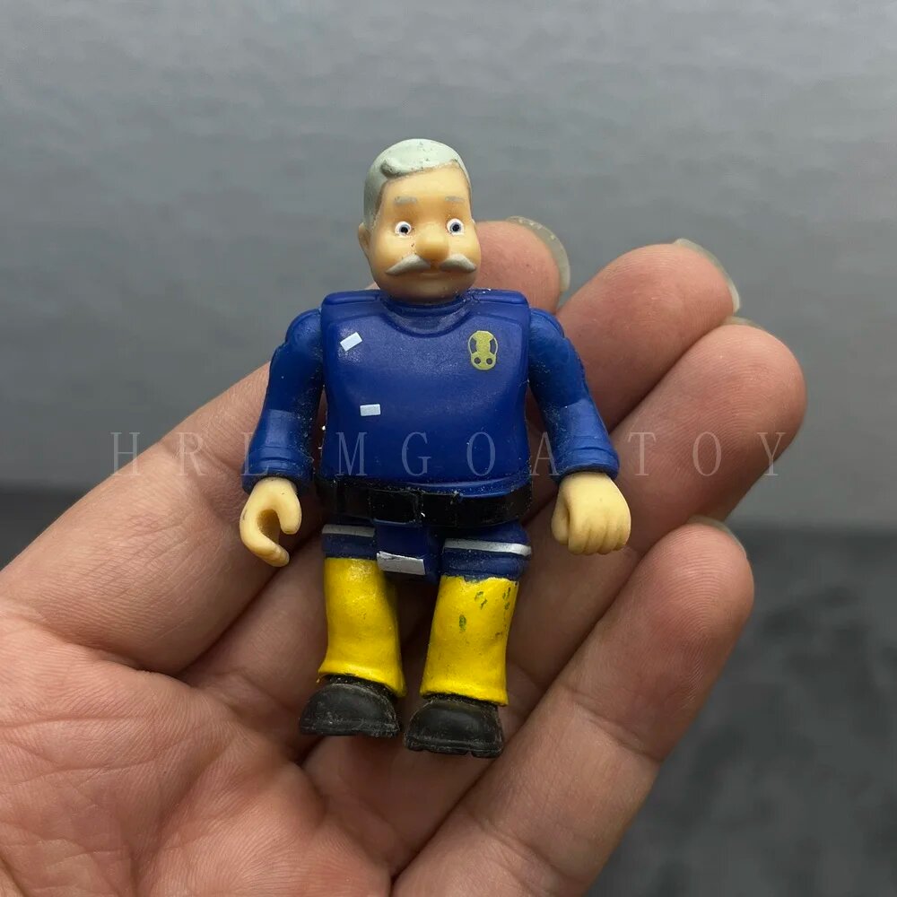 Фигурка пожарного ПВХ, темно-синий, A19-1PC