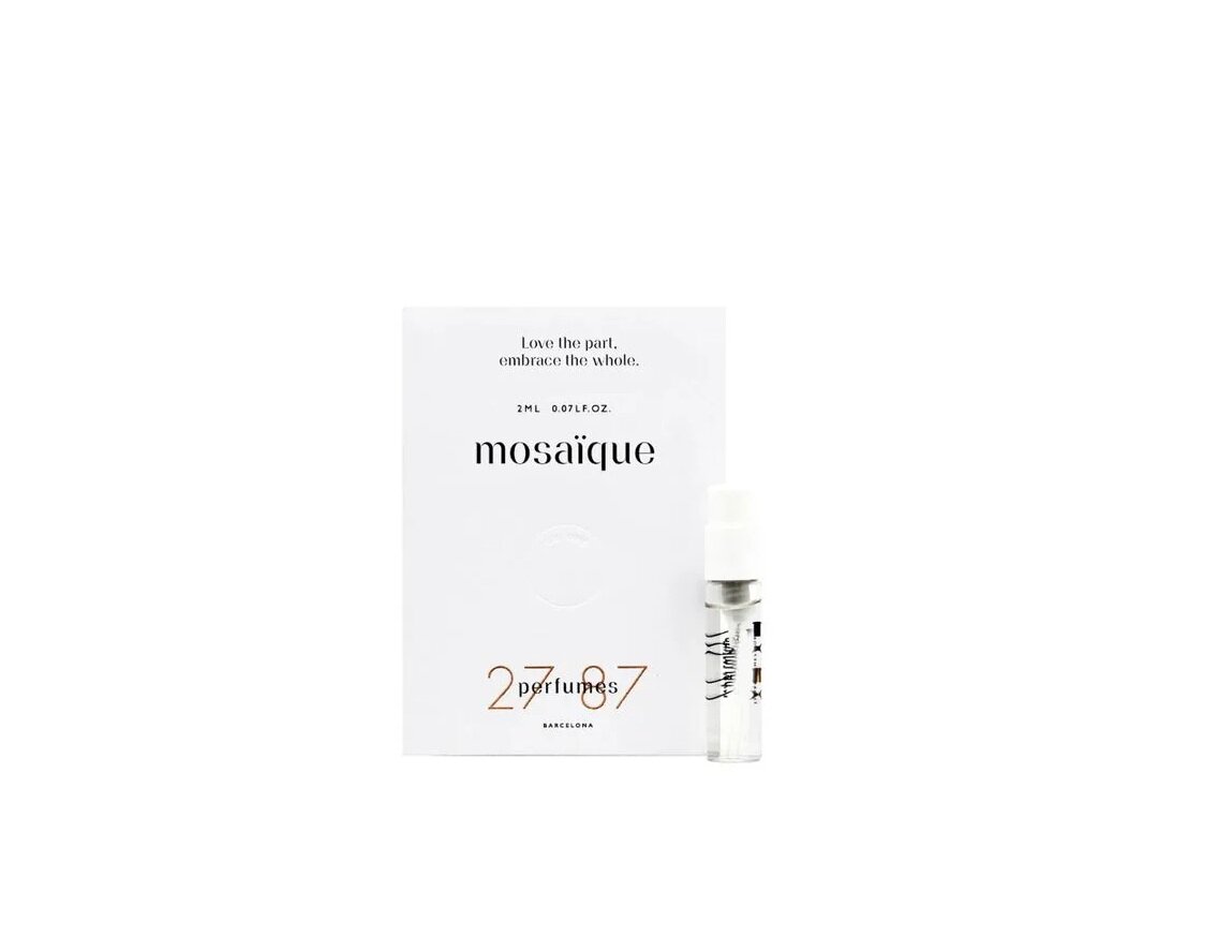 27 87 Perfumes Mosaïque 2 мл парфюмерная вода унисекс, цветочные, фруктовые