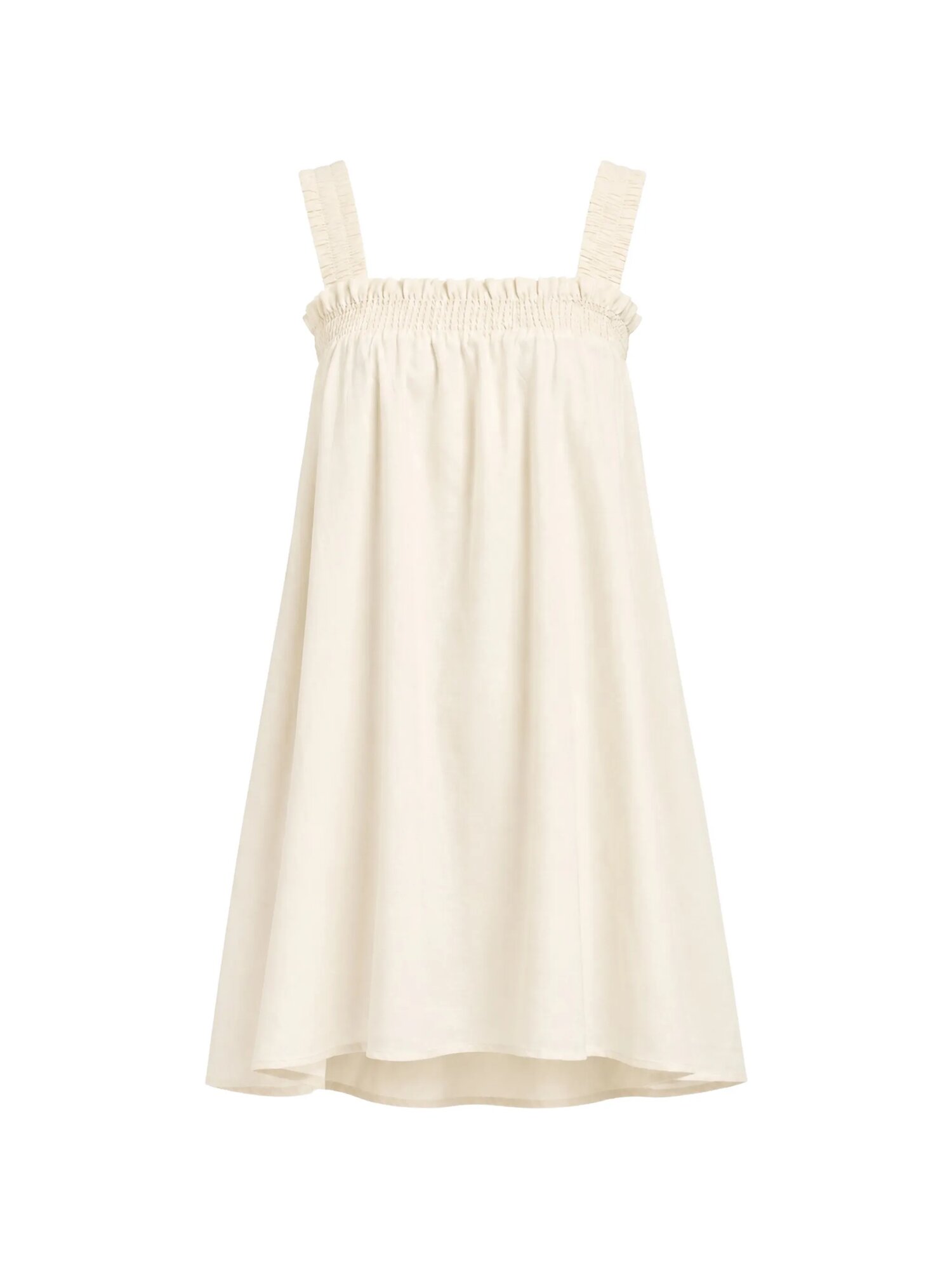 Платье Gathered-band sleeveless linen mini dress