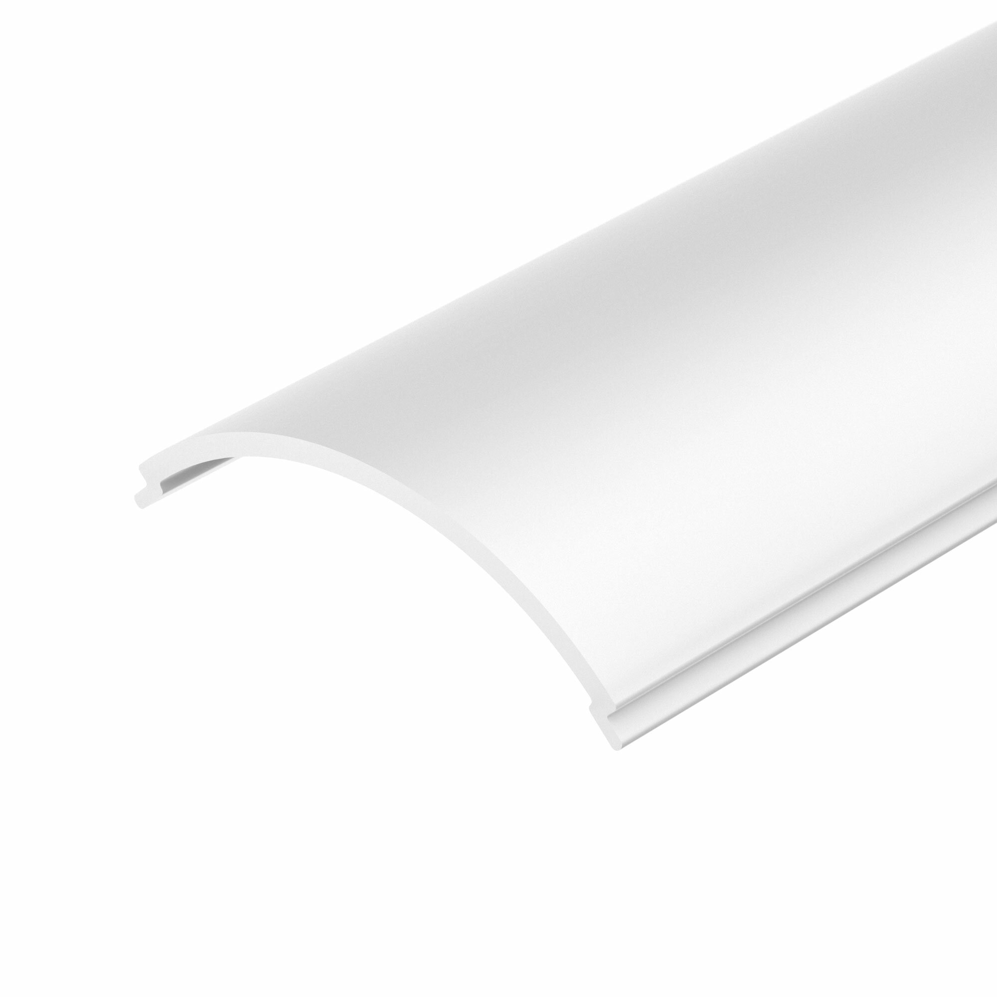 Экран для профиля для светодиодной ленты Arlight Экран SL-KANT-H16-3000 ROUND OPAL (Arlight, Пластик), 3м
