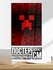 Постер на стену Minecraft red poly