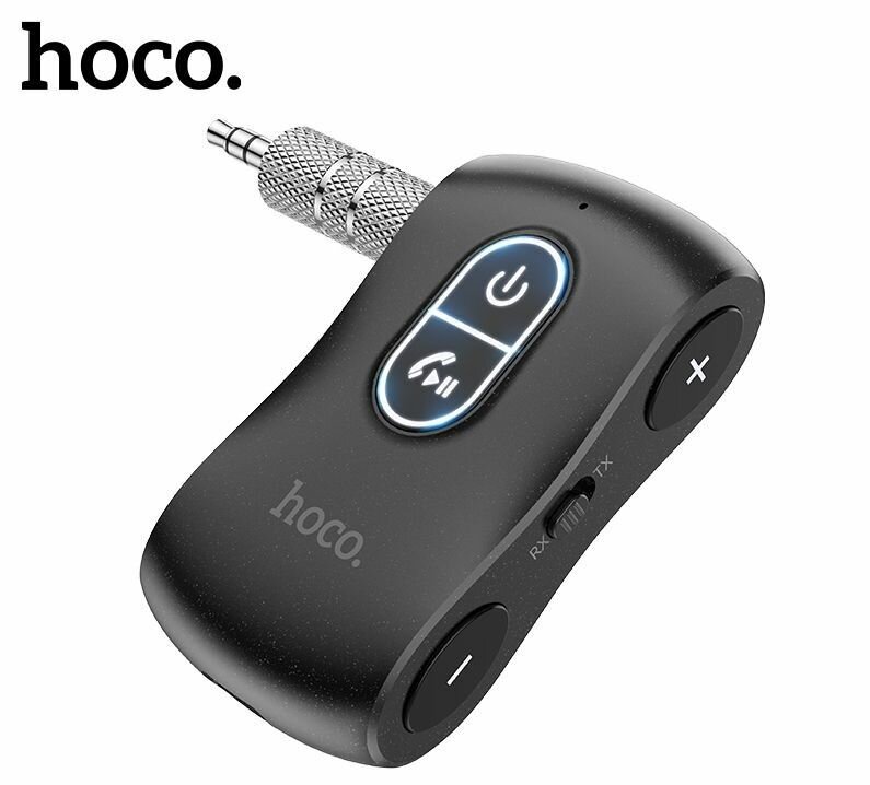 Автомобильный Адаптер Bluetooth AUX для прослушивания музыки и громкой связи