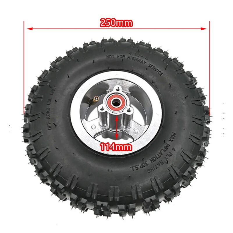 Шина Для Мини-квадроцикла 4,10-4 С 4-дюймовым Ободом