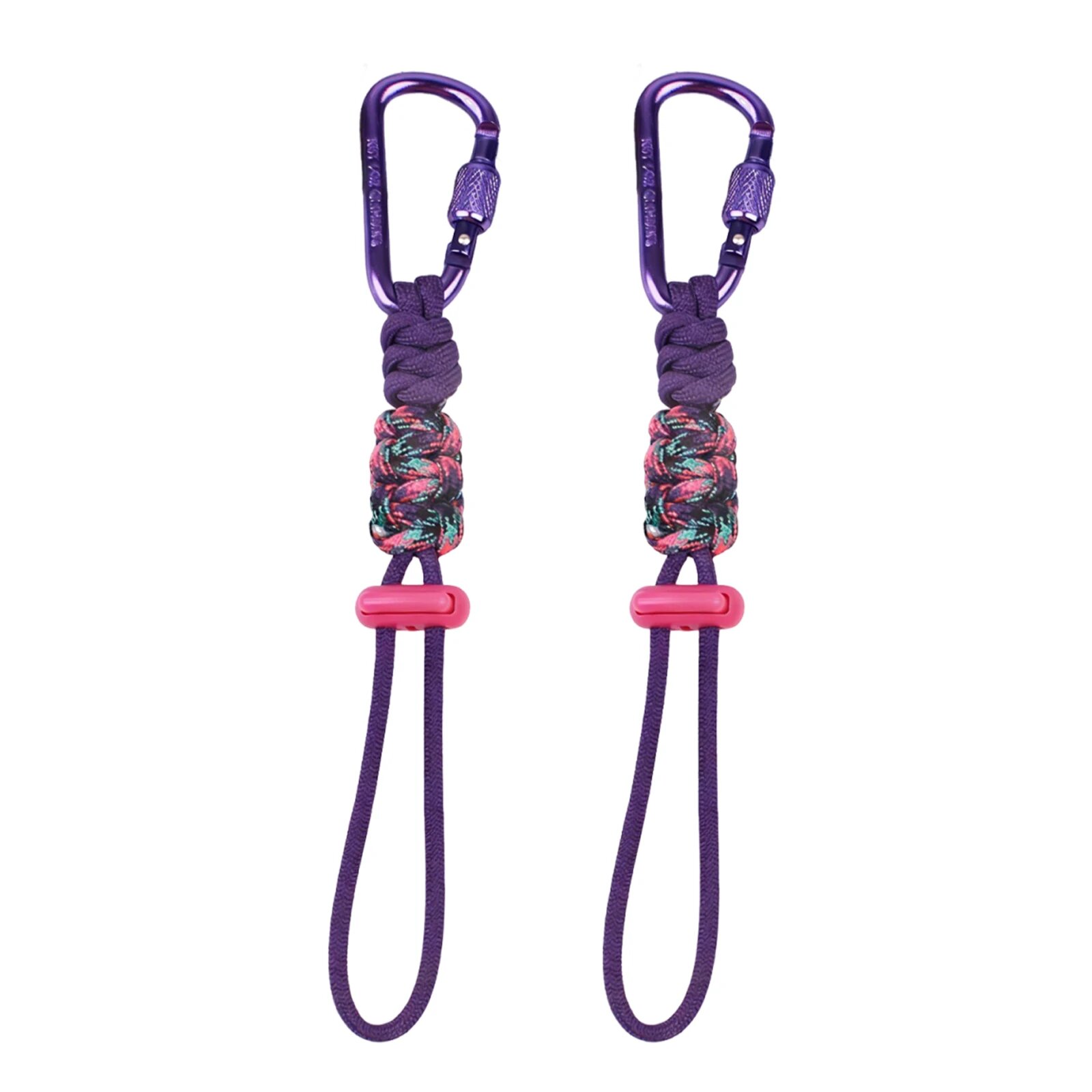 2 шт. плетеного ремешка для бутылки sikiwind Фиолетовый, Purple