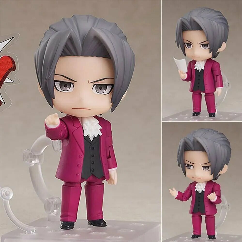 Фигурка Феникс Райт Майлз Эджворт / Phoenix Wright Ace Attorney Miles Edgeworth Нендороид (10см) 1762