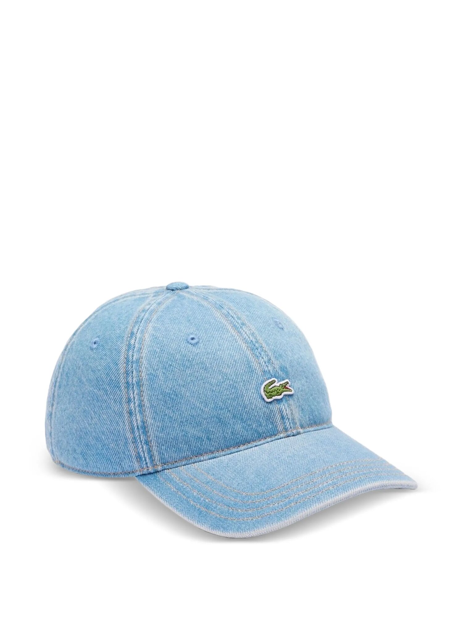 Шапка LACOSTE Cotton denim cap для мальчиков, размер OneSize, blue — фото 1