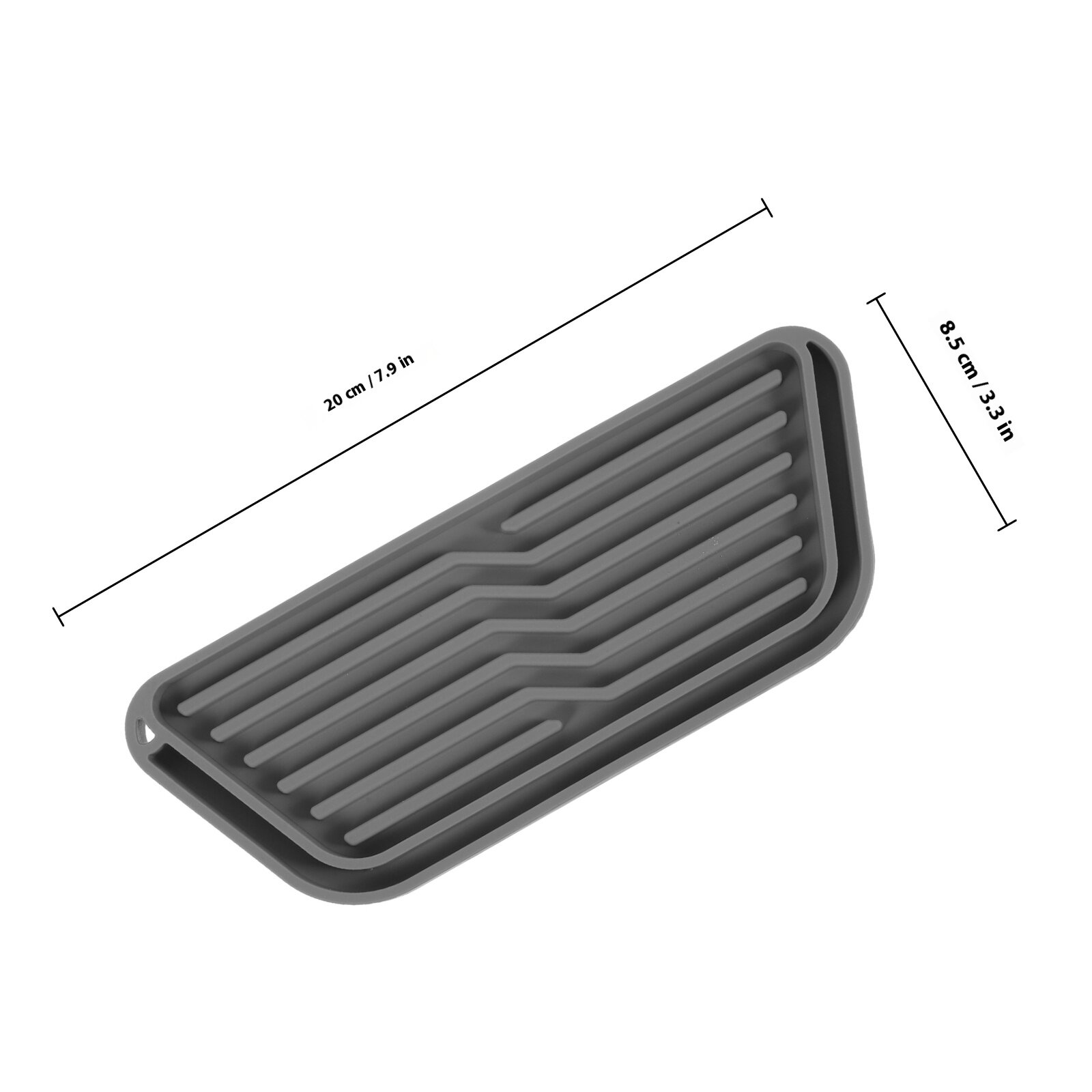 Подставка Для Ловли Капель Воды Из Холодильника Из Силикона Размер 20.5x8.5 Cm