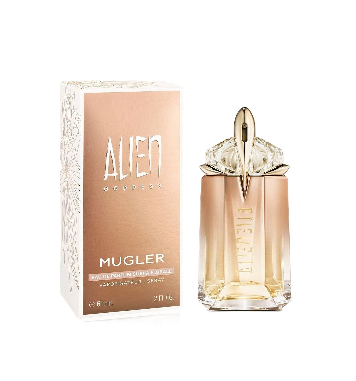Mugler Alien Goddess Supra Florale 60 мл парфюмерная вода женская, восточные, цветочные, амбровые