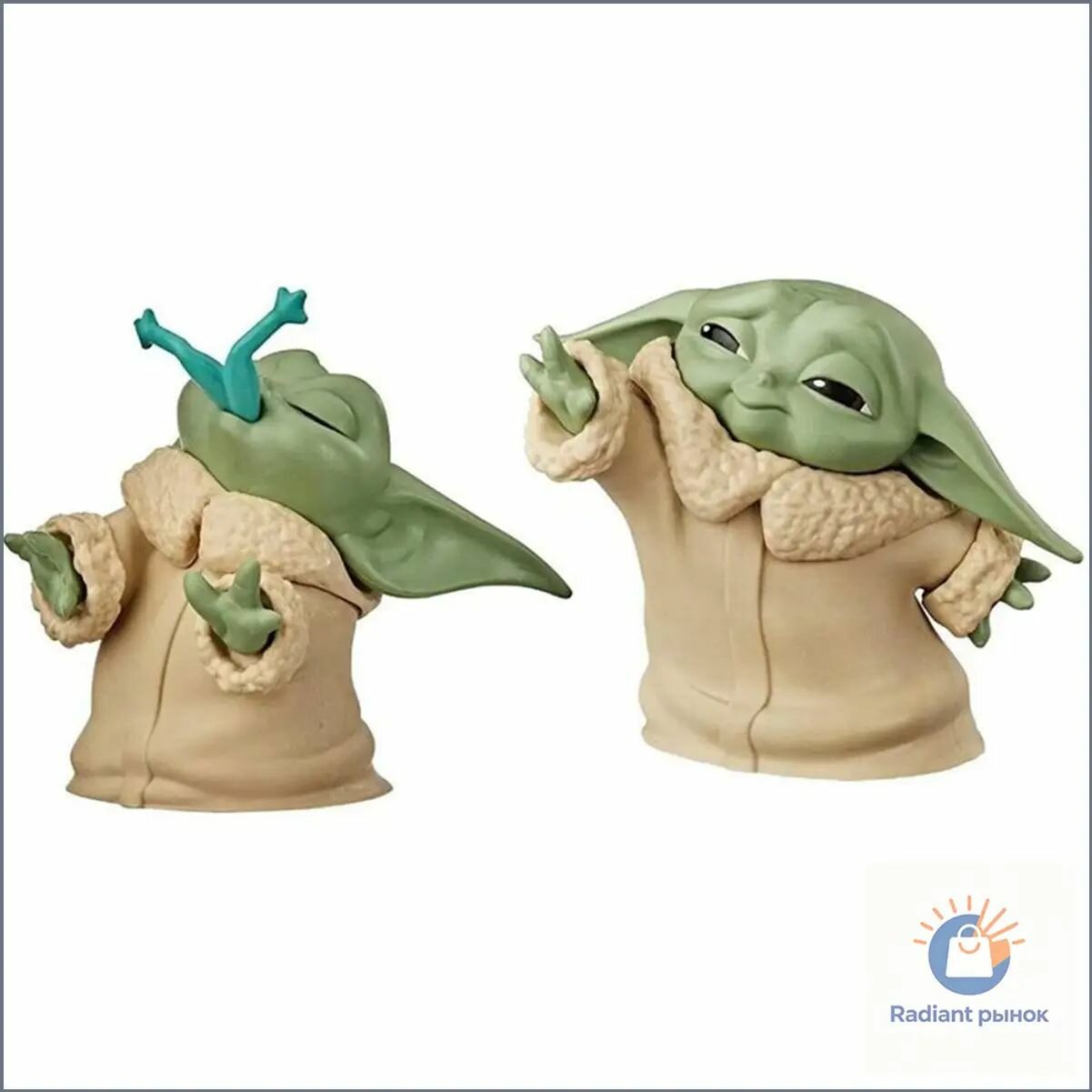 Фигурки Малыш Йода из Звёздных войн: Мандалорец , PVC, 6 шт.