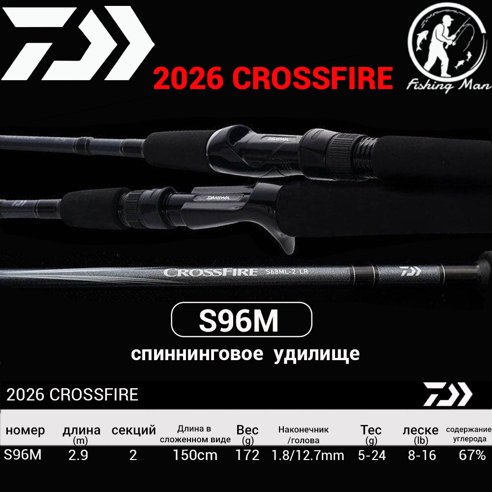 Спиннинг, рабочая длина: 290 см , до 24 гр