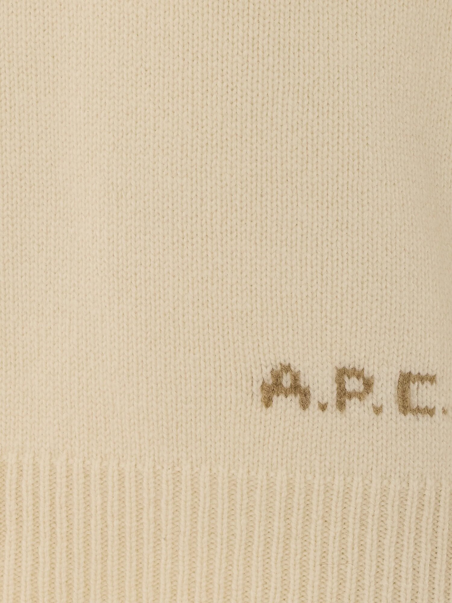 Свитер A.P.C. Logo-embroidered wool sweater, размер 50 EU, , разноцветный — фото 1