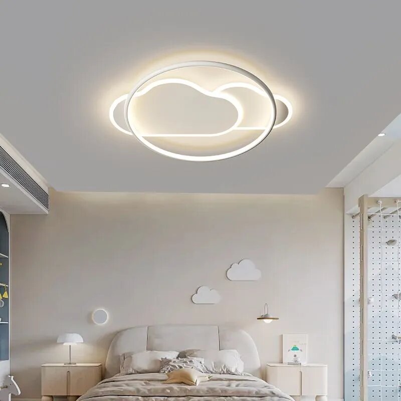 Cassina Потолочный светильник LED 49 Вт Белый Металл 500x420x60 мм RGB Пульт ДУ
