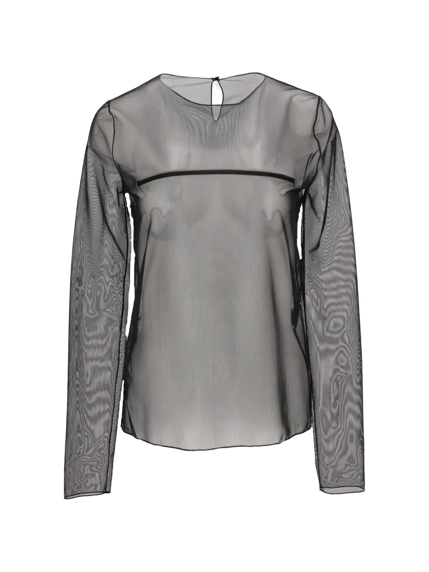 Блуза Long-sleeved sheer blouse