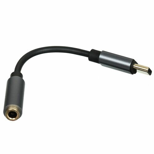 КабельUSB Type-C - jack 3.5 мм черный — фото 1