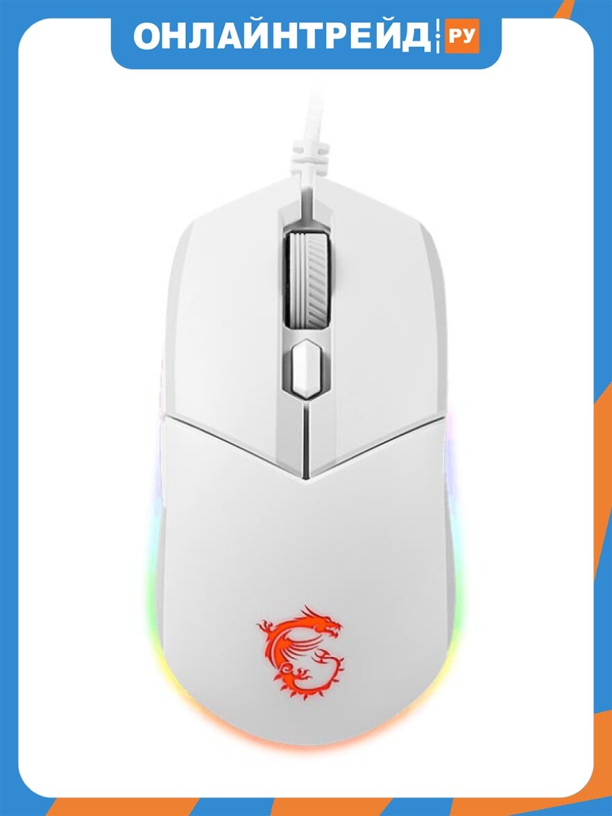 Мышь Msi Clutch GM11 проводная белый (S12-0401970-CLA)