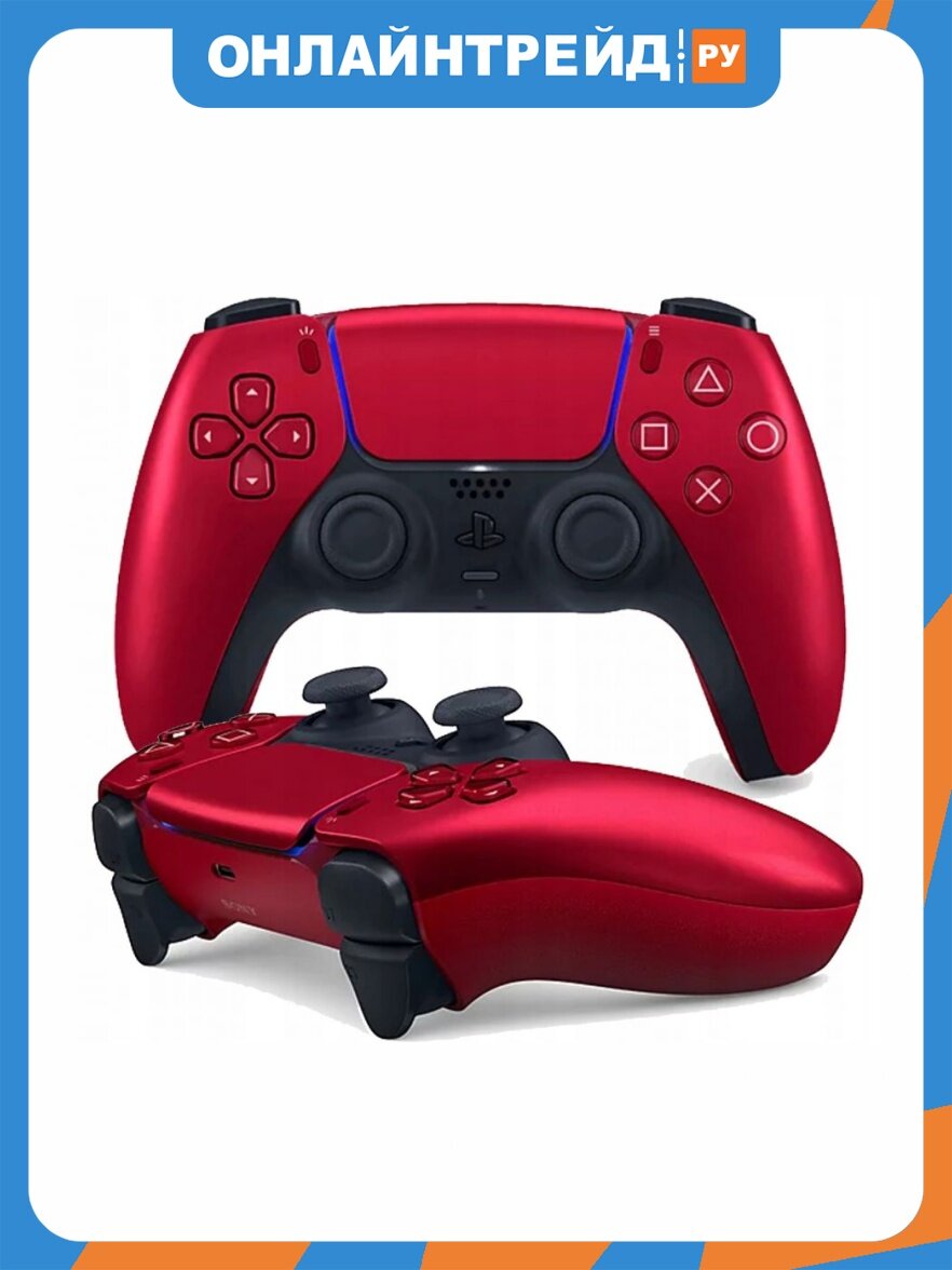 PS5 Беспроводной контроллер PS5 PlayStation 5 DualSense 5 revision красный (CFI-ZCT1W Volcanic Red)