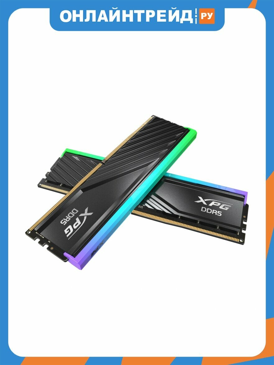 Оперативная память Adata XPG LANCER Blade RGB 32GB (2x16Gb) DDR5-6000 PC-48000 CL30 1.35V BLACK