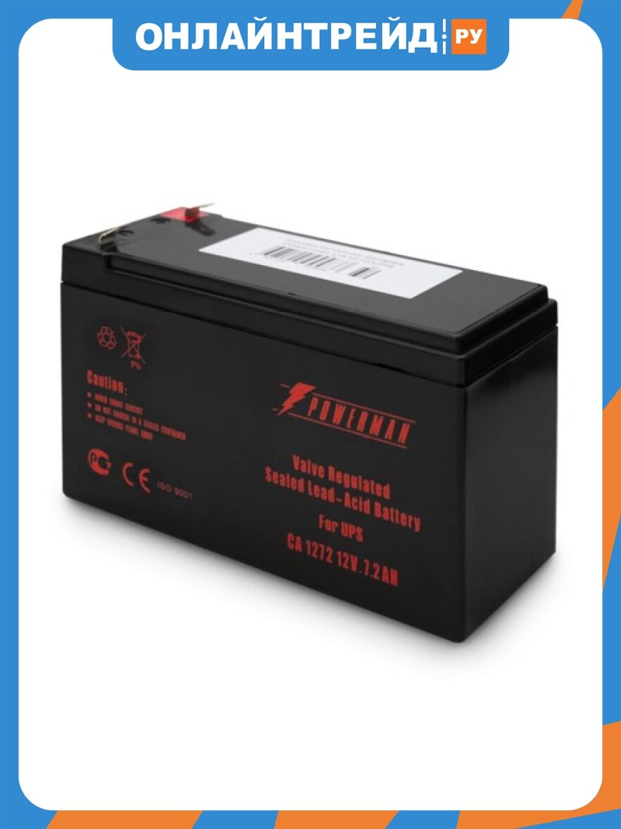 Аккумулятор для ИБП Powerman CA1272 (CA1272)