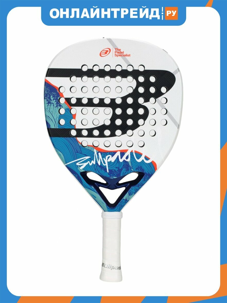Ракетка для падела Bullpadel Ionic Power 26, 494411, сине-белый