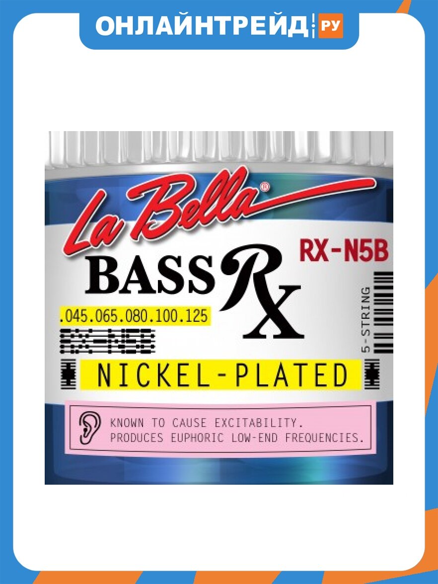 Струны для бас-гитары LA Bella RX-N5B