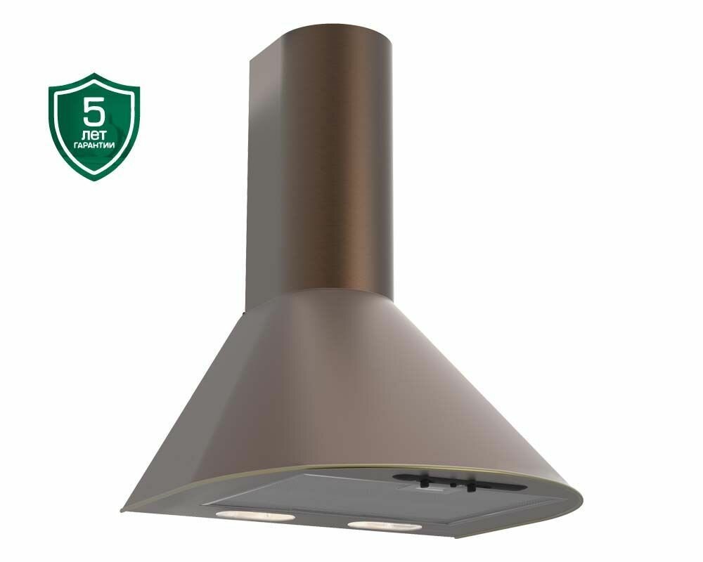 Elikor Эпсилон 50П-430-П3Л 50 см Вытяжка кухонная, 430 куб. м, медь